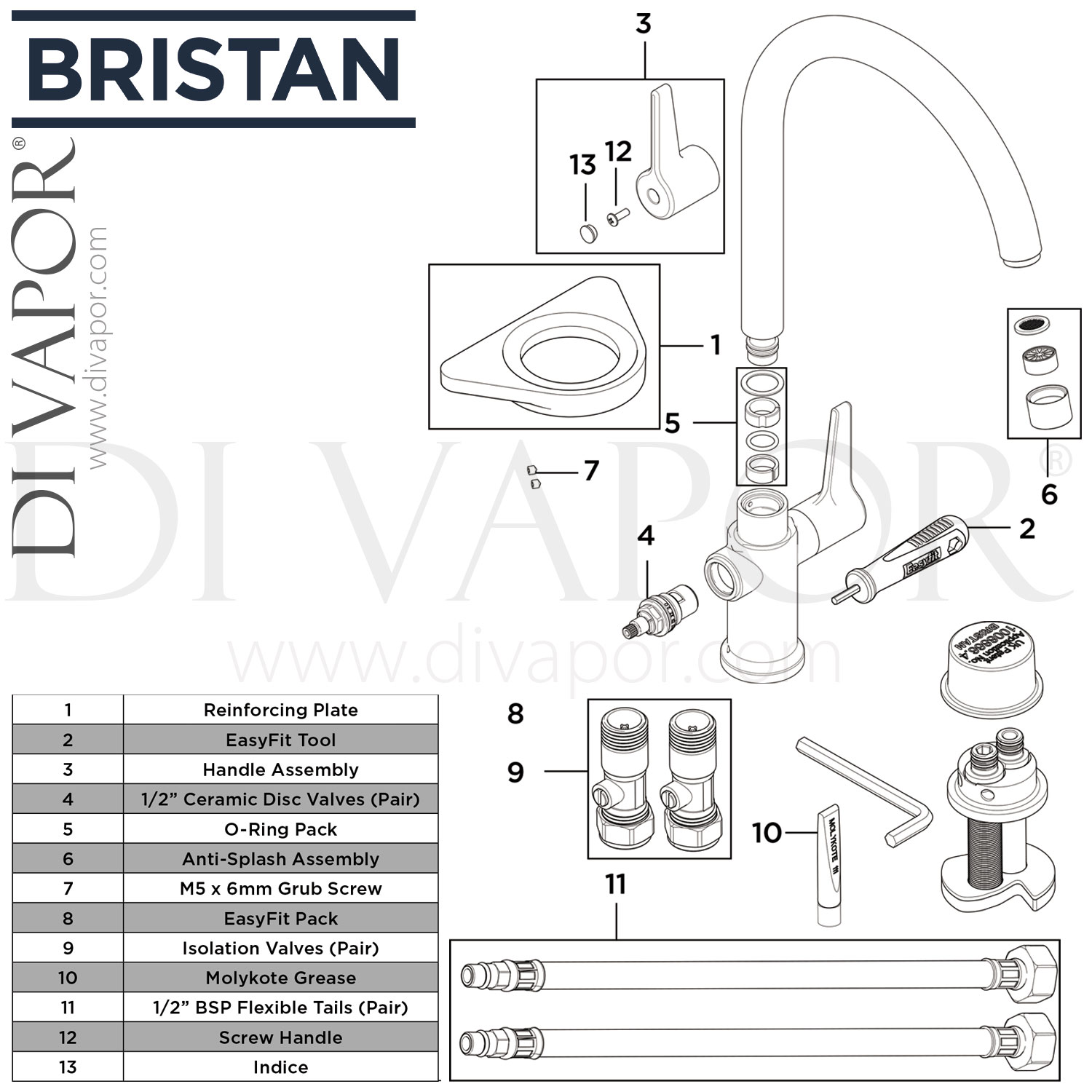 Bristan DUL SNK EF C TO Design Utility Lever Easyfit Sink Mixer Tap ... Bristan DUL SNK EF C TO Design Utility Lever Easyfit Sink Mixer Tap ...